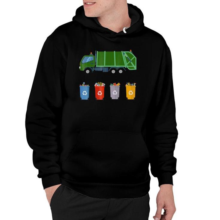 Waste Management Clothing Dump Truck Kids Hoodie | Mazezy