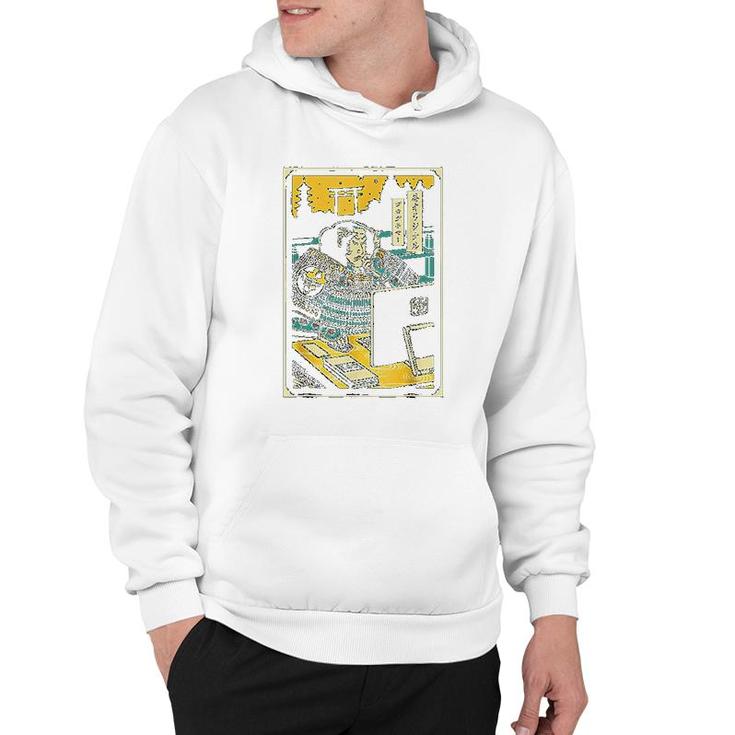Programmer Samurai Warrior Computer Hoodie | Mazezy