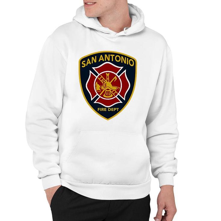 San Antonio Fire Department Firefighter Hoodie | Mazezy