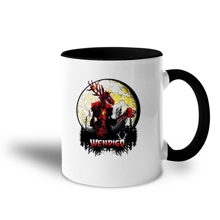 Wendigo New Monster Skinwalker Cryptid Evil Horror Monster Accent Mug ...