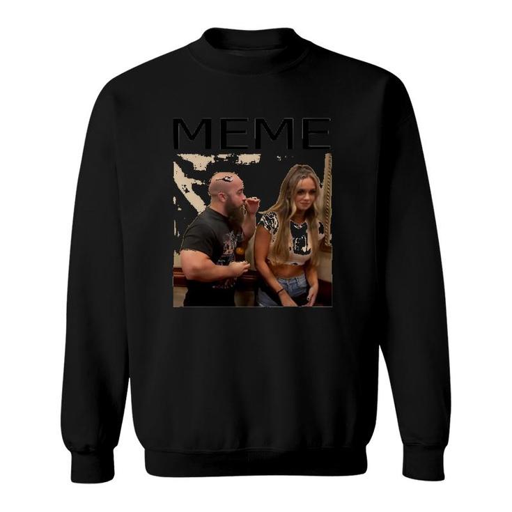John Silver Explaining To Anna Jay Meme Sweatshirt | Mazezy