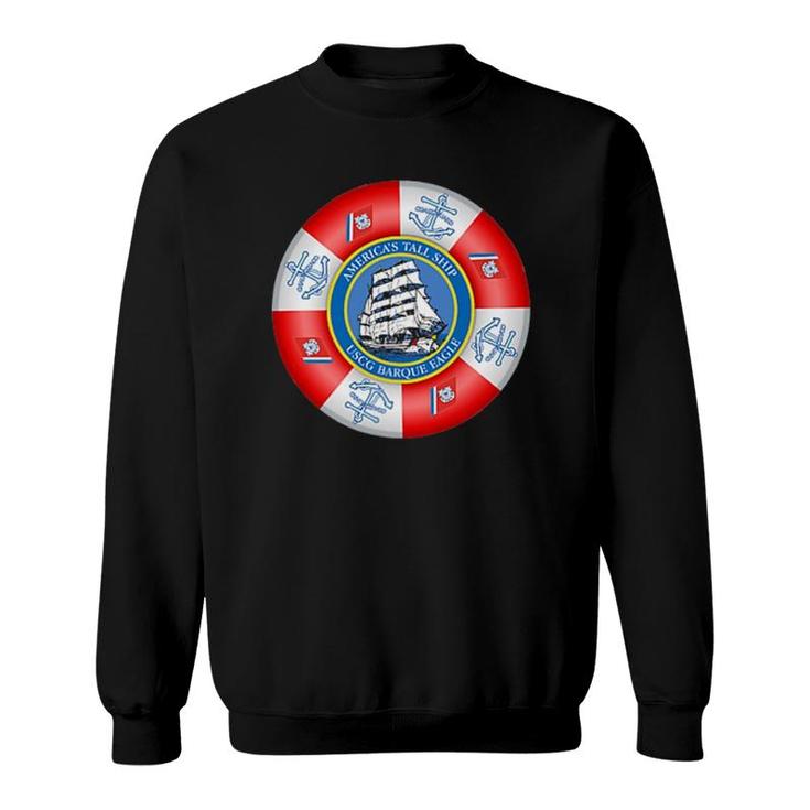 Coast Guard Barque Eagle Sweatshirt | Mazezy