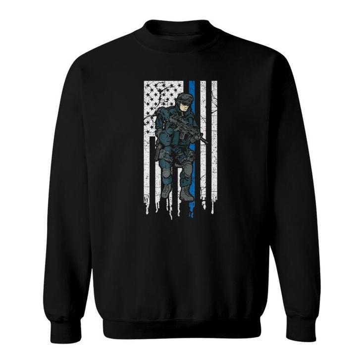 Police Swat Team Tactical Officer T-Shirt | Mazezy