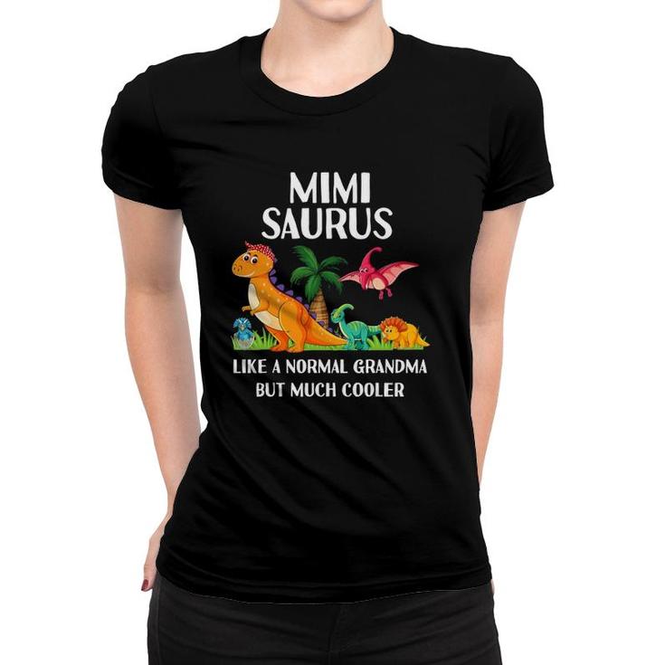Mimisaurus Mimi Grandma Saurus Women Dinosaur Matching Women T-shirt ...