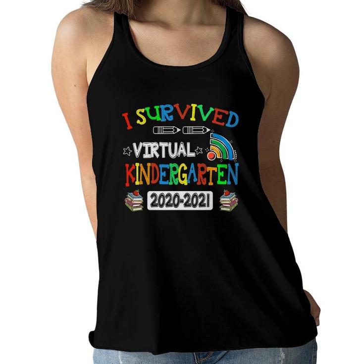 Kids I Survived Virtual Kindergarten End Of School Year Women Flowy ...