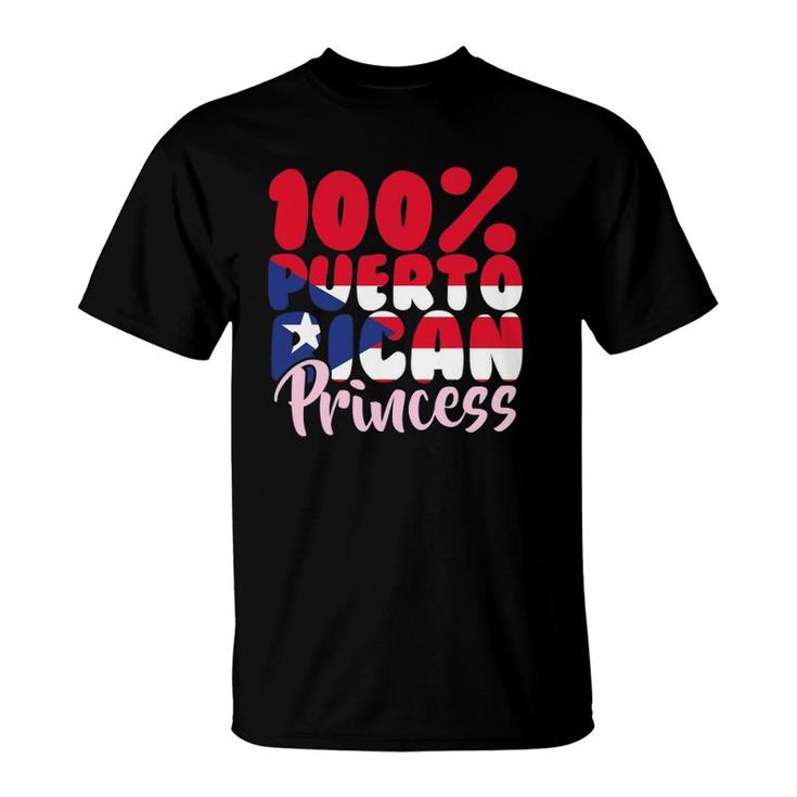 100 Puerto Rican Princess T-Shirt | Mazezy