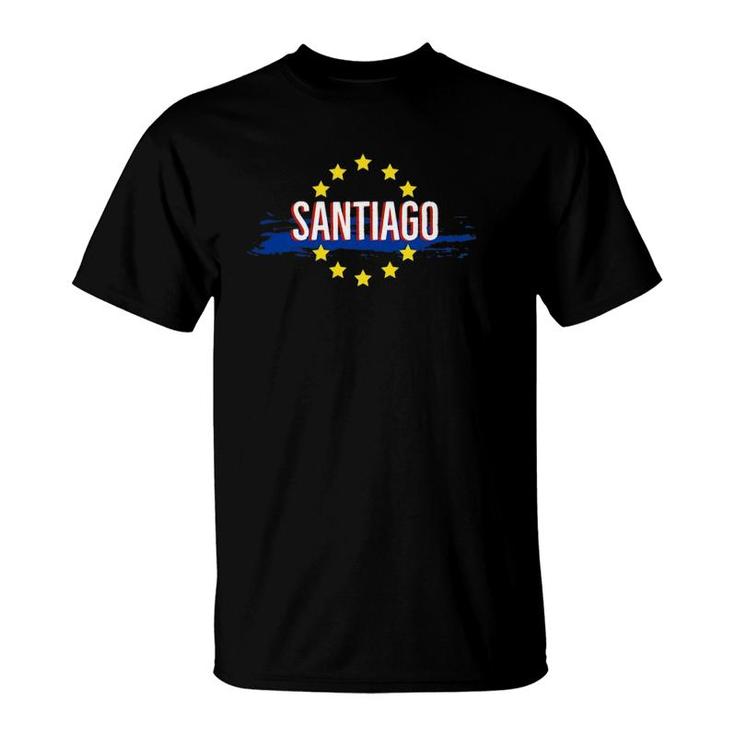 Cape Verdean Clothes Santiago Cape Verde Islands Flag T-Shirt | Mazezy