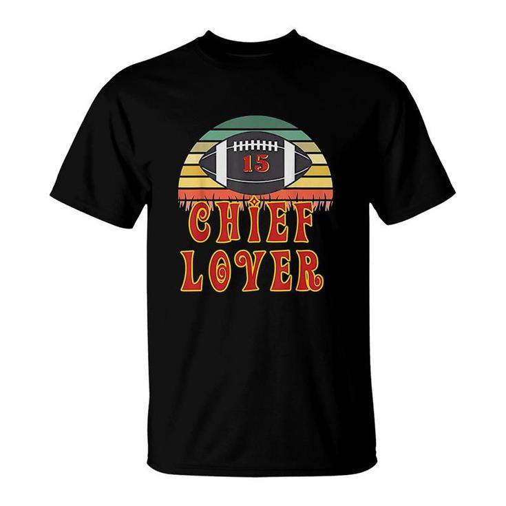 Chief Lover Kansas City Football T-Shirt | Mazezy
