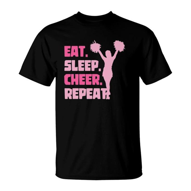 Funny Cheerleading Cheer Practice Cheer Team Cheerleader T-Shirt | Mazezy