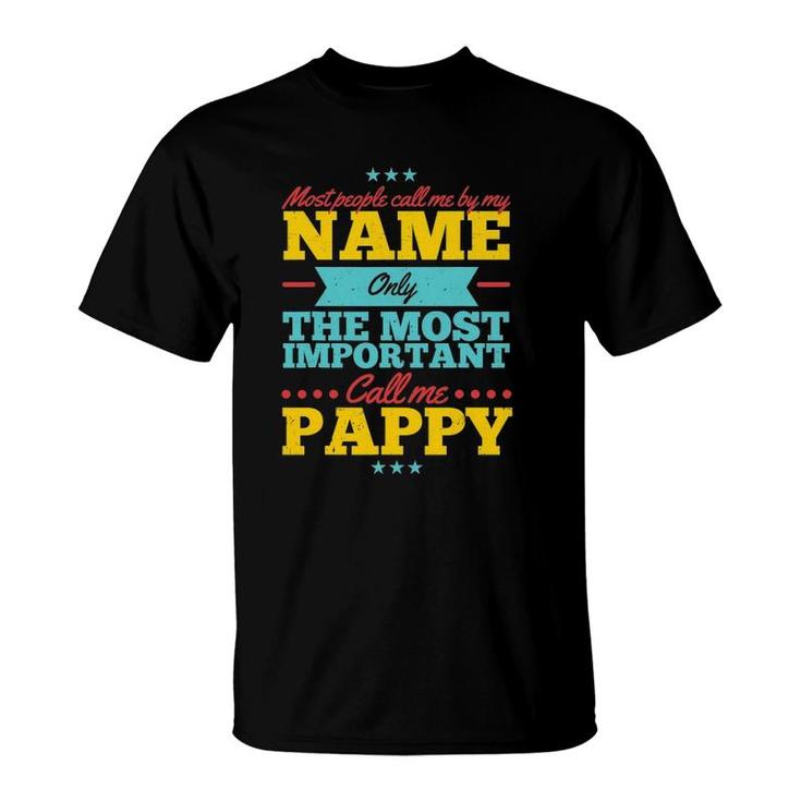 Funny Father's Day For Pappy Men From Daughter & Son T-Shirt | Mazezy