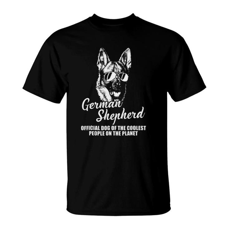 German Shepherd Official Dog Of The Coolest People T-Shirt | Mazezy