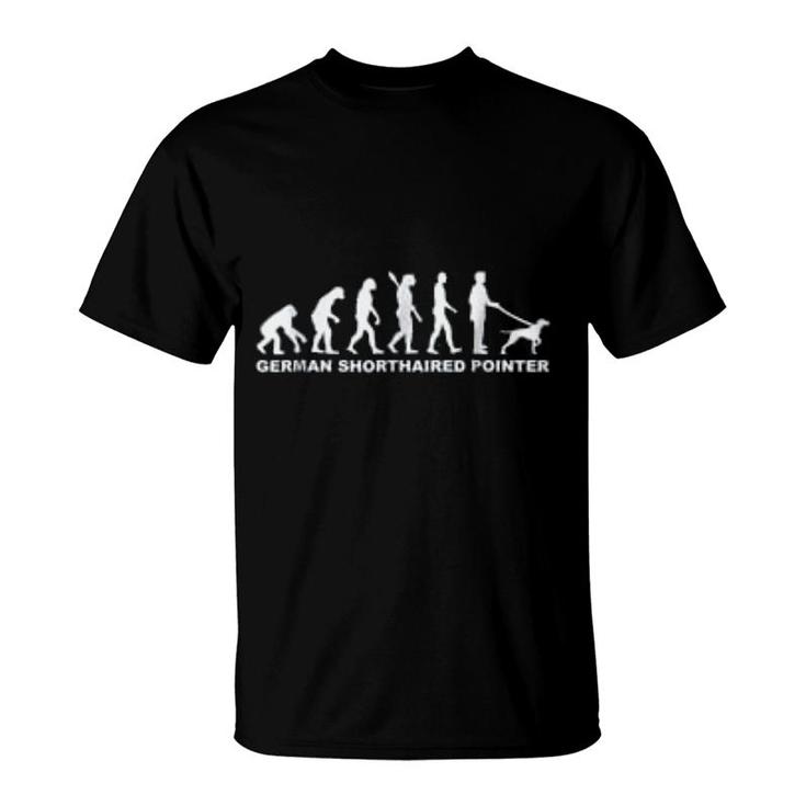 German Shorthaired Pointer Evolution T-Shirt | Mazezy