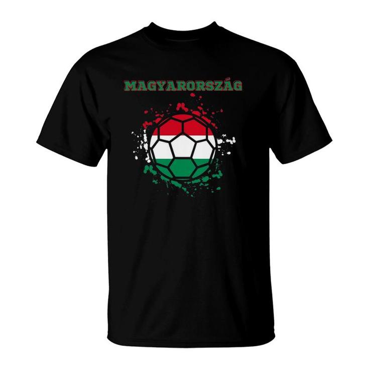 Hungary Soccer Hungarian Flag Fan Jersey T-Shirt | Mazezy