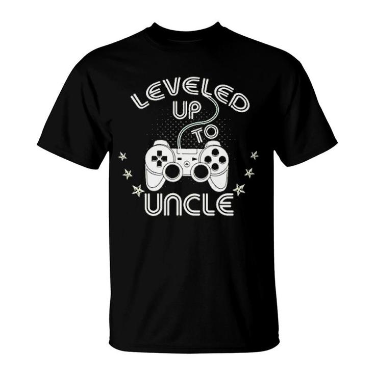 Leveled Up To Uncle T-Shirt | Mazezy