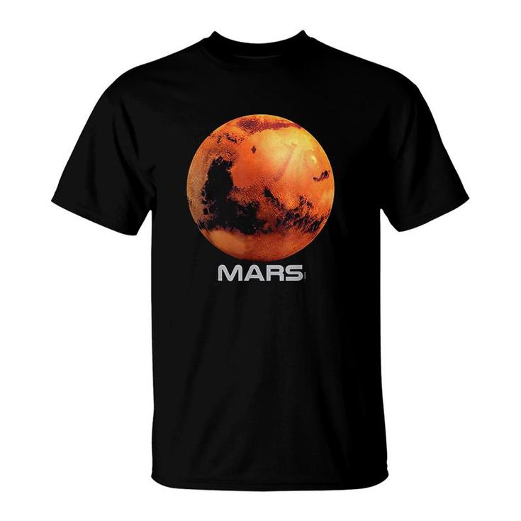 Mars Solar System Planet T-Shirt | Mazezy