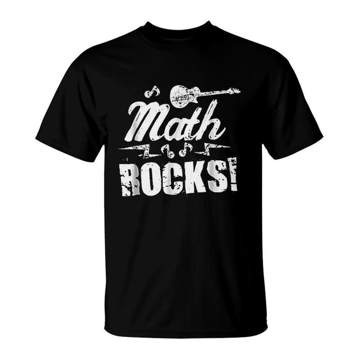 Math Rocks School T-Shirt | Mazezy