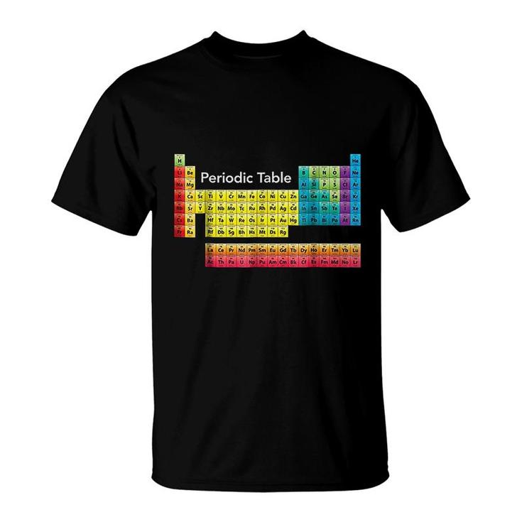 Periodic Table Color Coded T-Shirt | Mazezy