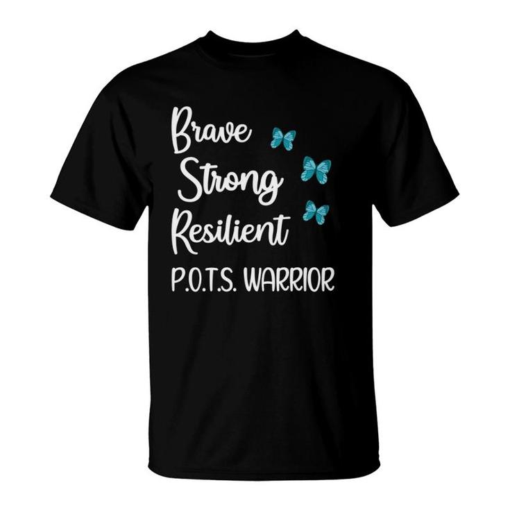 Pots Warrior Postural Orthostatic Tachycardia Syndrome T-Shirt | Mazezy