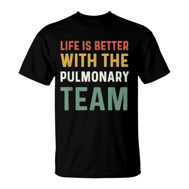 Retro Respiratory Therapy Lung Nurse Matching Pulmonary Team T-Shirt ...