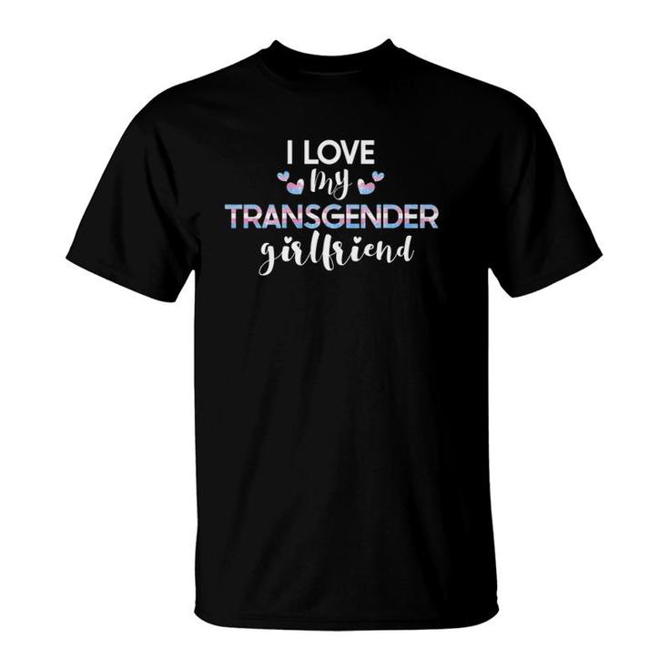 Transgender Girlfriend Transgender Love Outfit Trans Gift T-Shirt | Mazezy