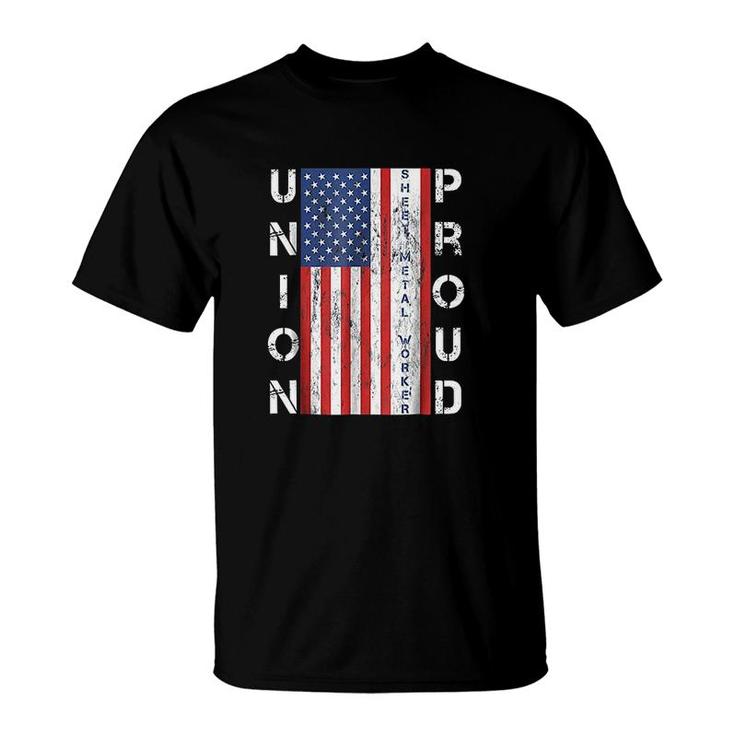 Union Proud American Flag T-Shirt | Mazezy