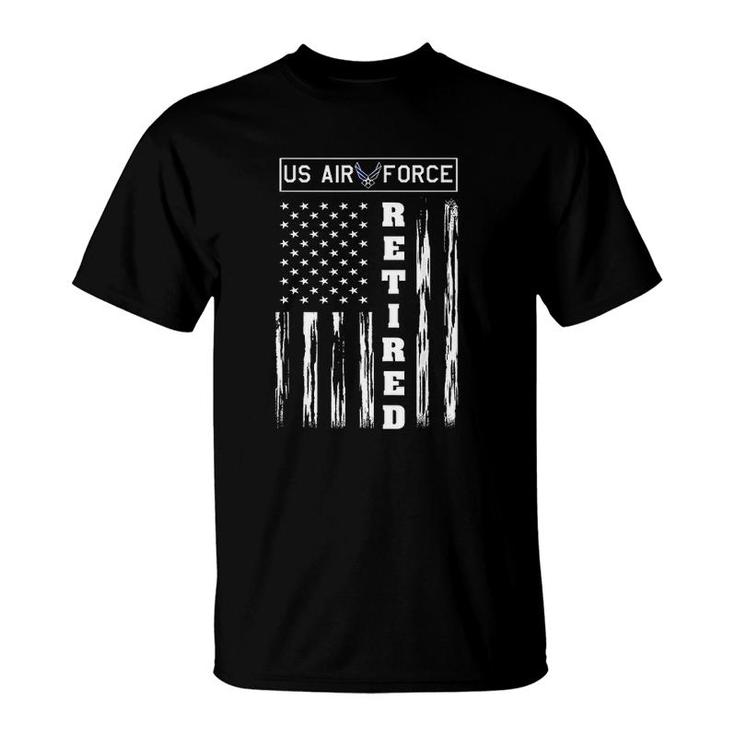 Us Air Force Retired T-Shirt | Mazezy