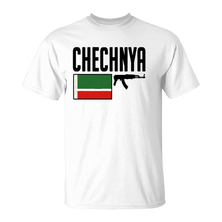 Chechen Flag Of Chechnya, Chechnya Flag Proud Chechen T-Shirt | Mazezy