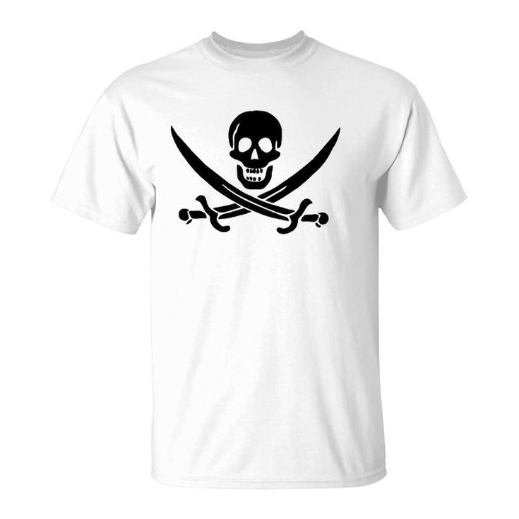 Pirates Pmc Psc Military Skull Swords T-Shirt | Mazezy