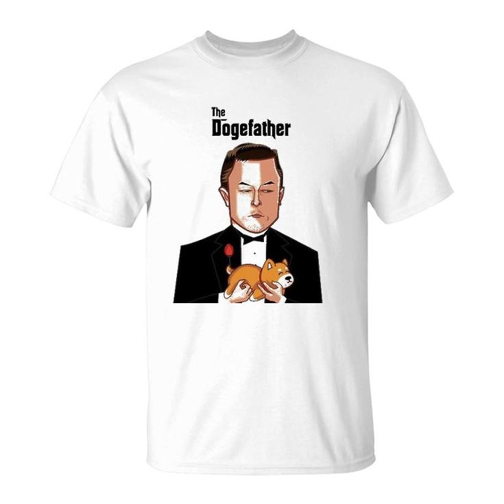 The Dogefather With His Beloved Doge T-Shirt | Mazezy